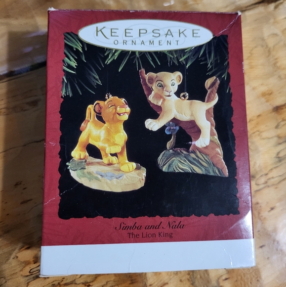 Hallmark | Holiday | Vintage Hallmark Keepsake Ornament Simba And Nala ...